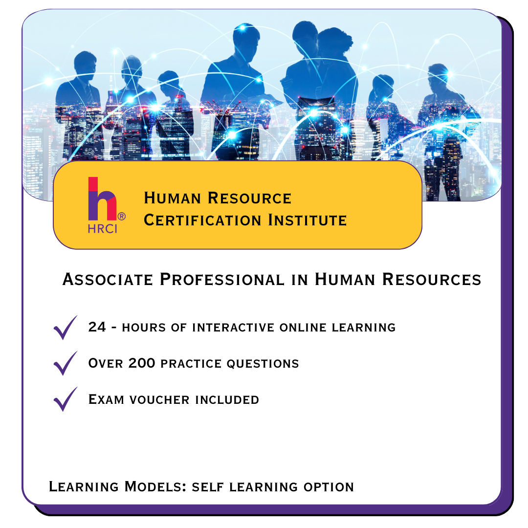Associate Professional in Human Resources (aPHR) – Above Education